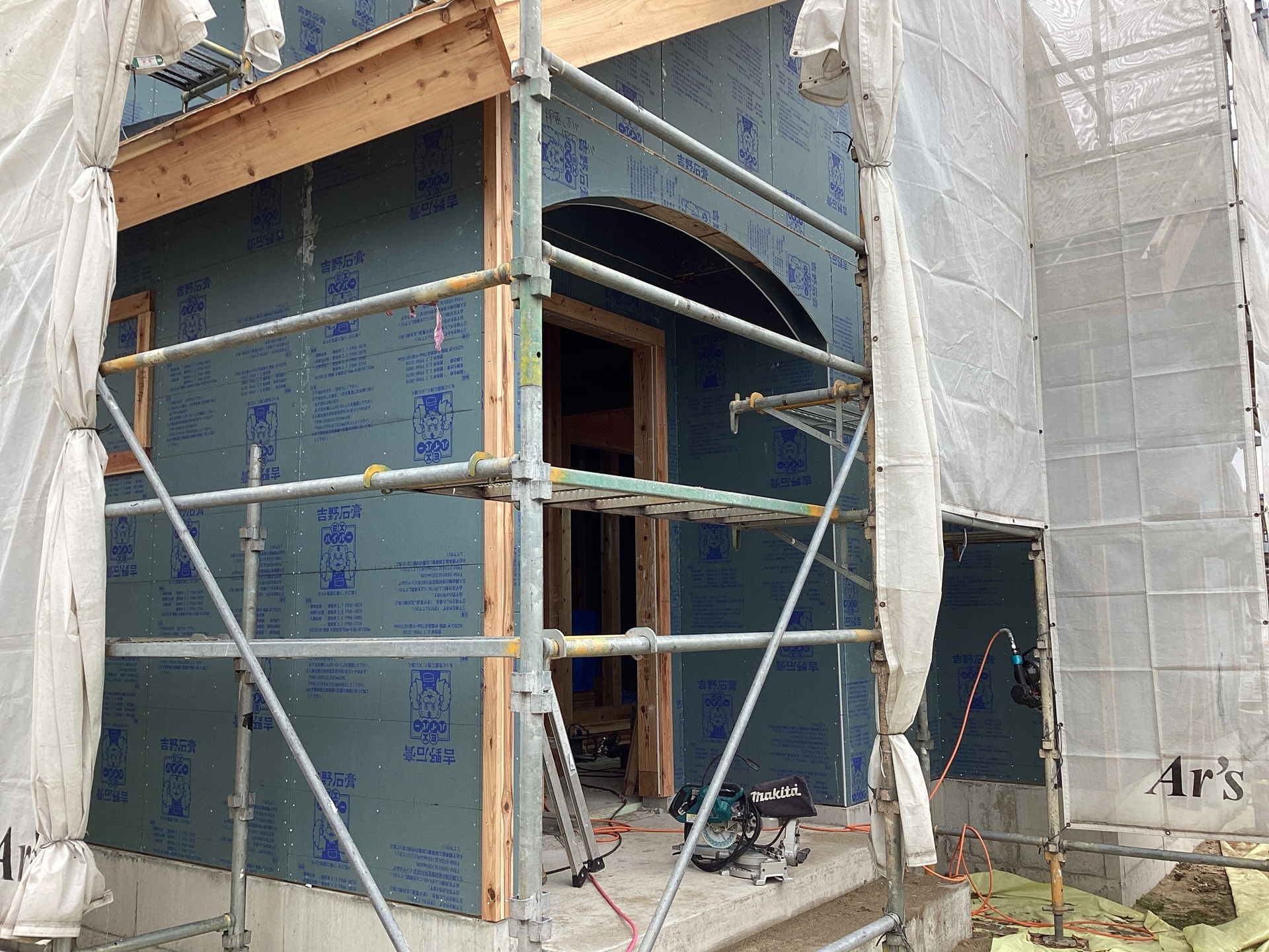 大工工事: 住まいの現場見学